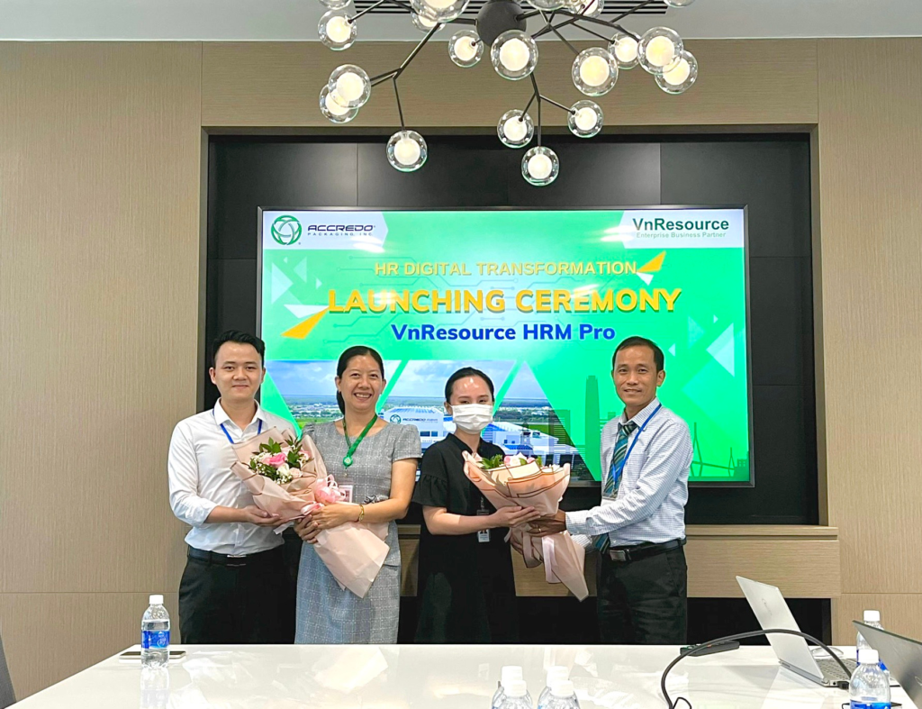 Accredo Asia Packaging thực hiện công tác chuyển đổi số quản trị nhân sự cùng VnResource ...